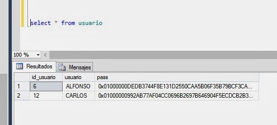 Algoritmos Ok: Encriptar y desencriptar en sql server
