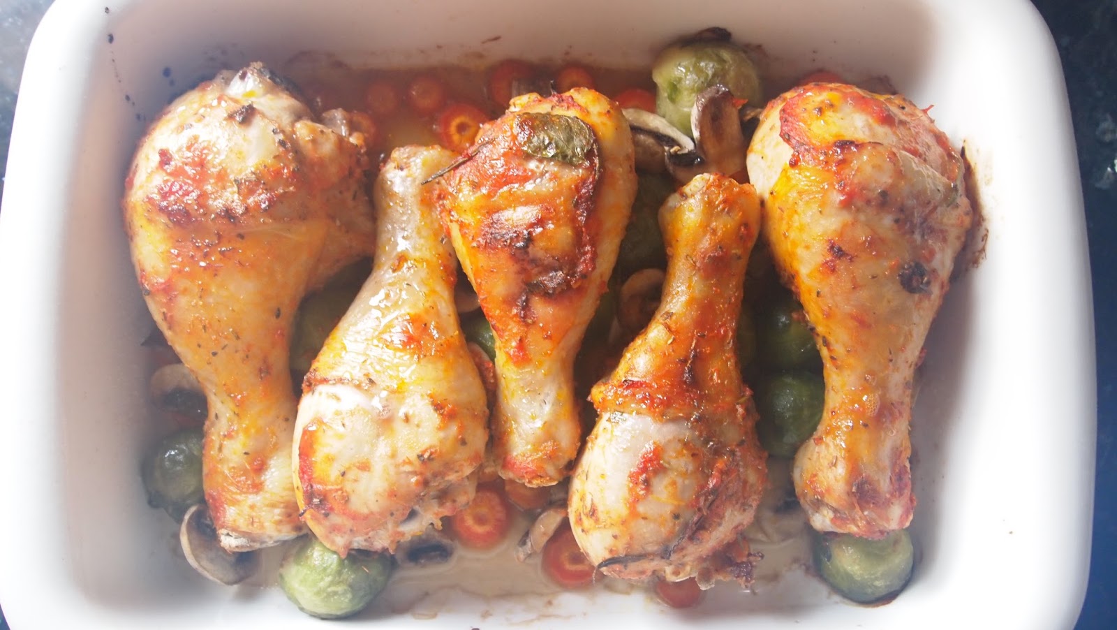 Pollo asado a la provenzal ~ Andreíta come de todo