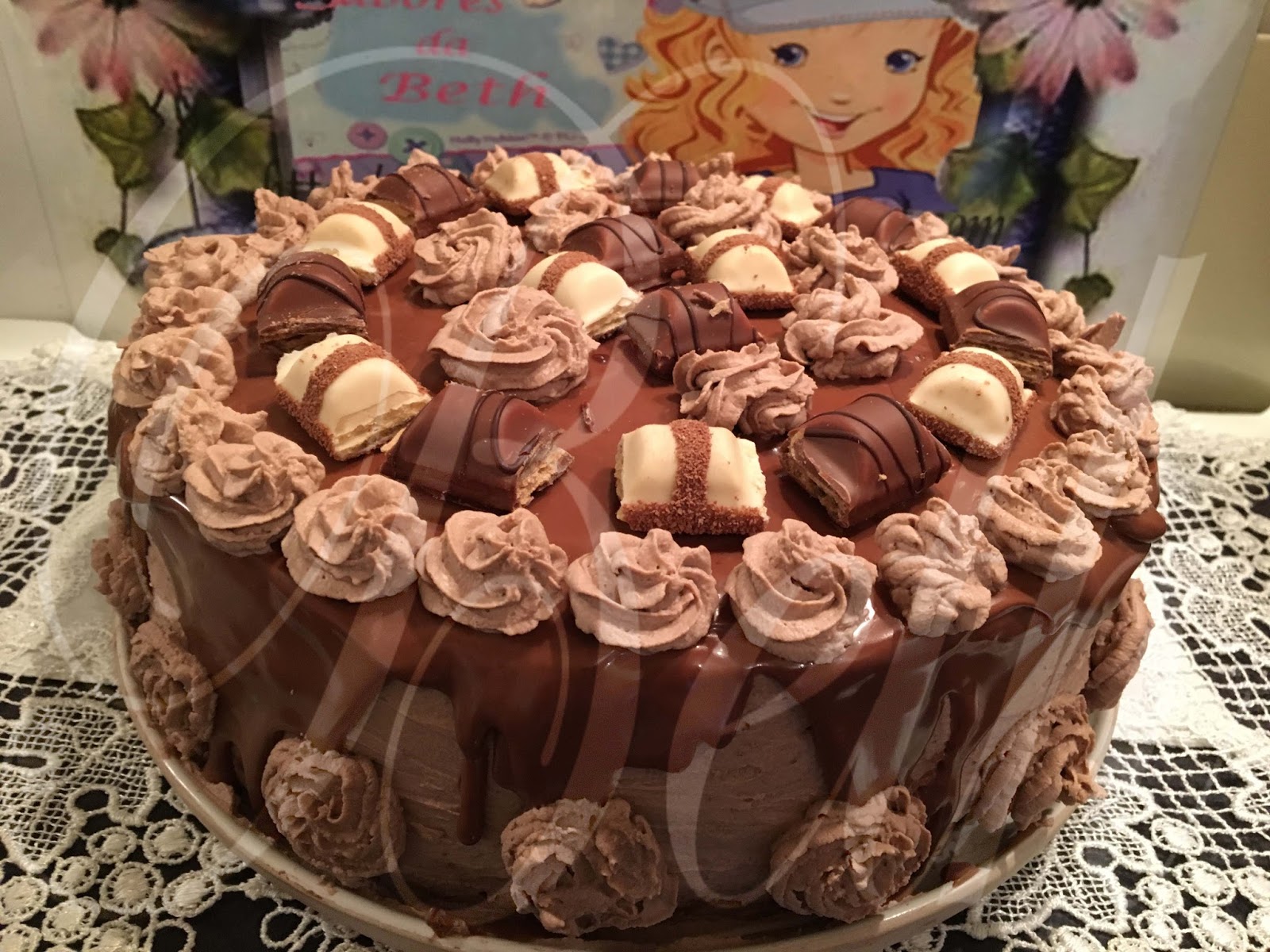 .: Layer Cake aux Kinder Bueno / Layer Cake de Kinder Bueno