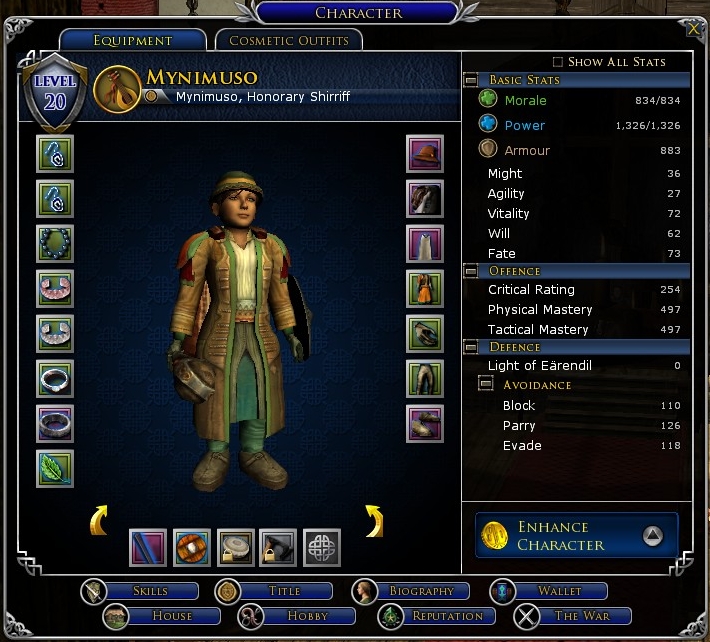 Myndariel's Middle Earth : Introducing the Minstrel: Level 1-20