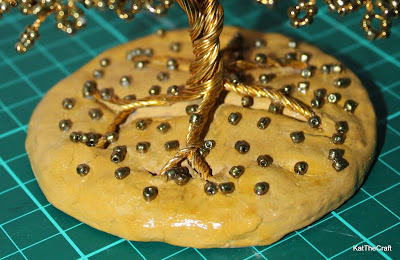 So Many Things to Do, So Little Time: Clay Base for Beaded Wire Tree