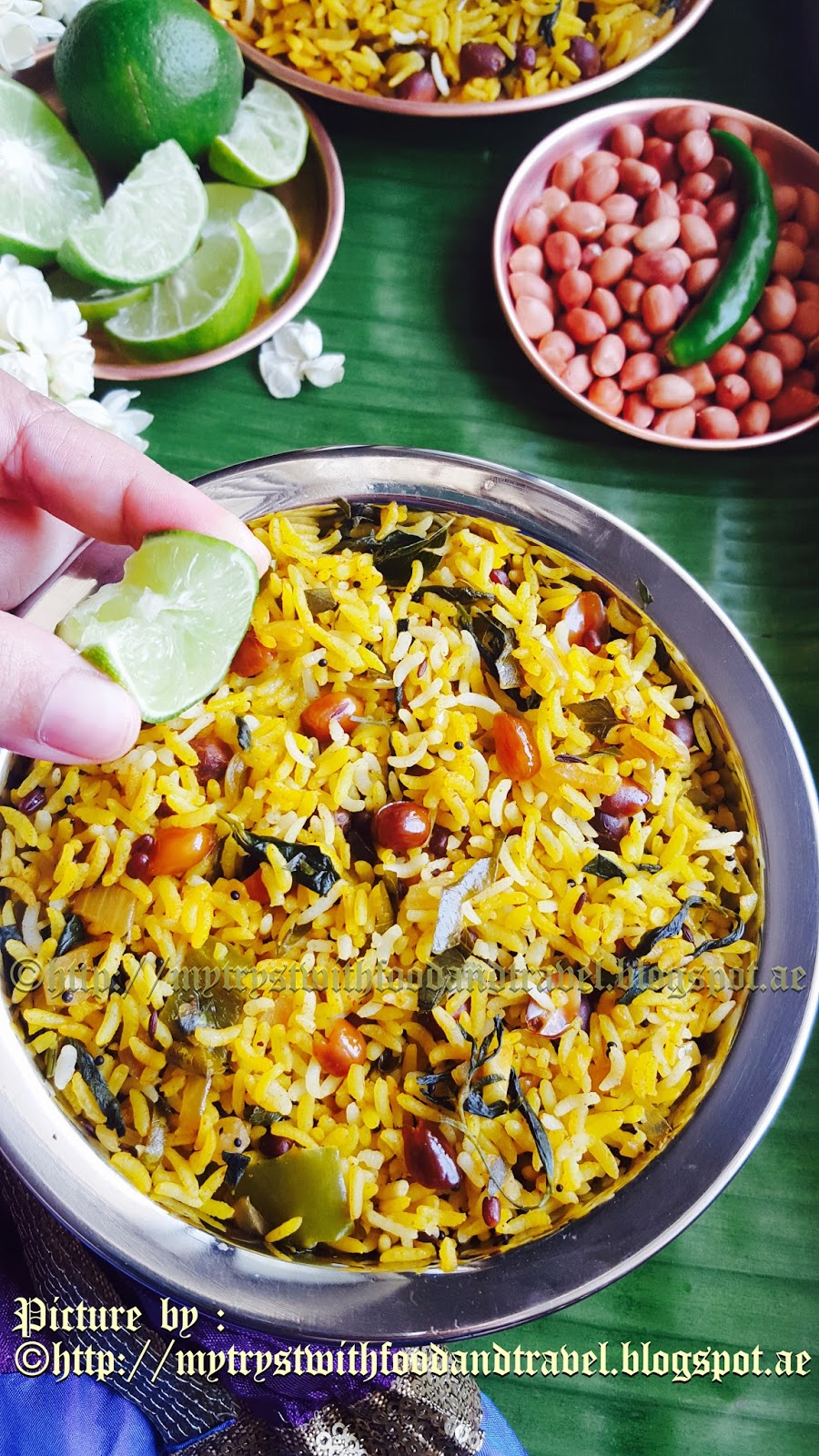 My Tryst With Food And Travel: Menthya Soppina Chitranna Recipe / Ugadi ...