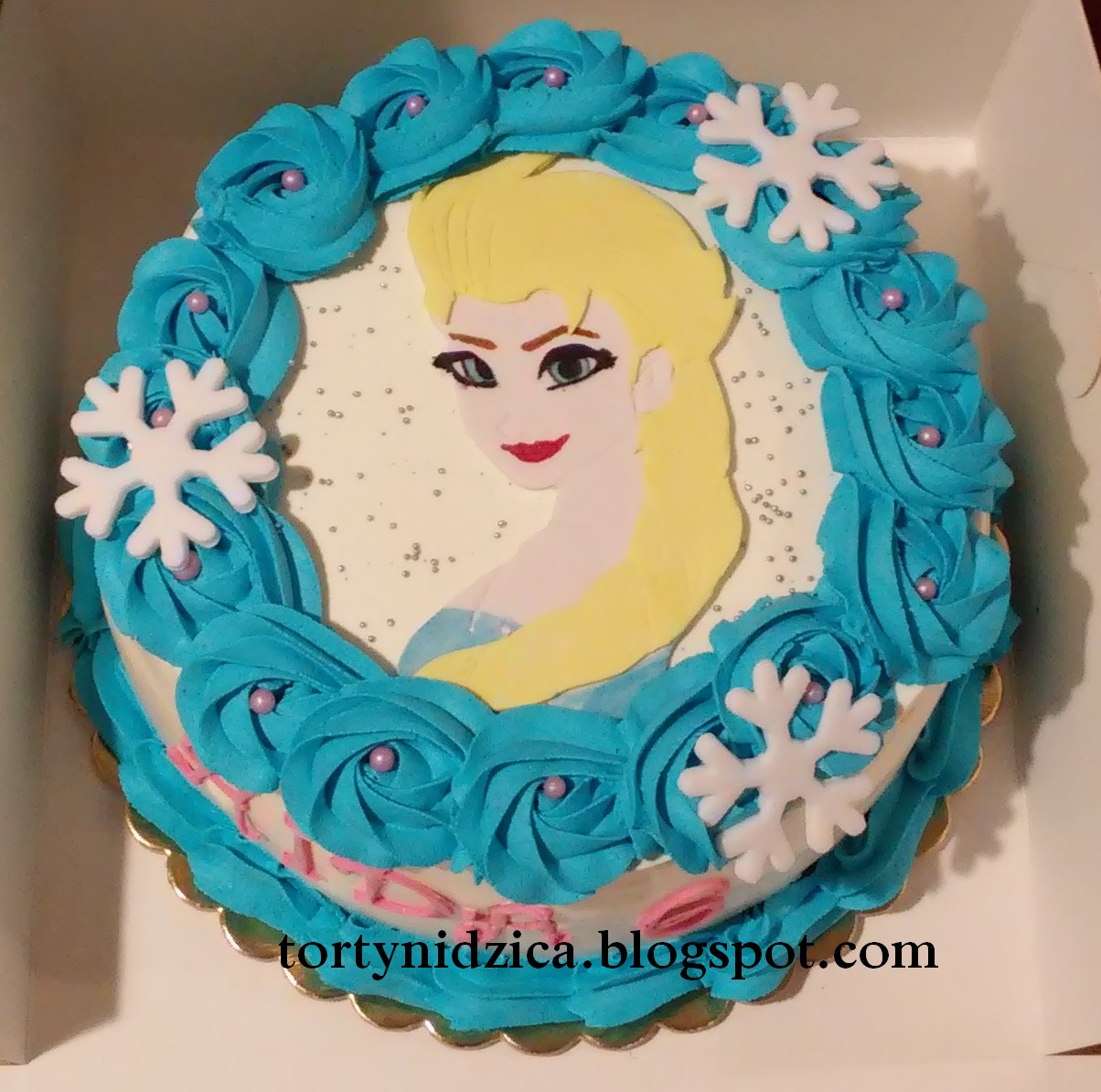 Torty artystyczne- Nidzica, Mława: Tort z Elsą.