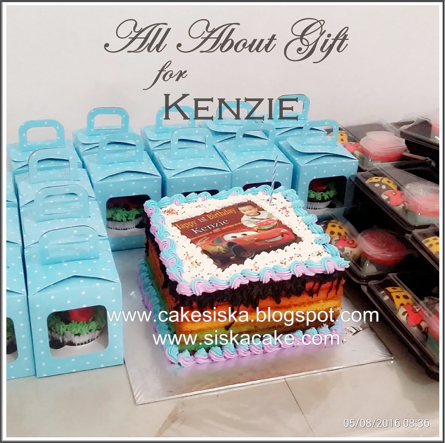 siska cake: Kenzie 1st Birthday