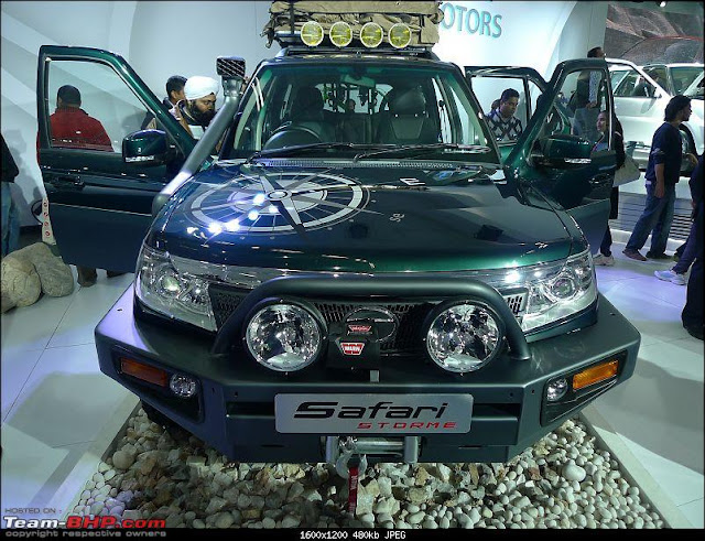 Fun Arena: Modified Tata Safari Storme @ Auto Expo Delhi 2012