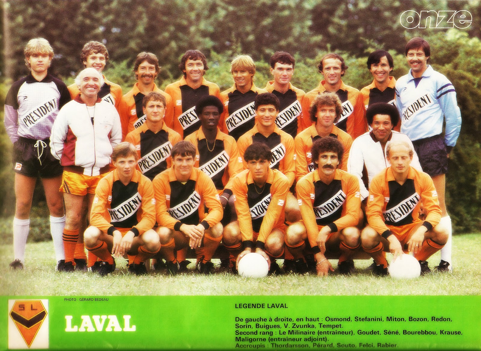 Botões para Sempre: Timaço do Laval 1978 - Stade Lavallois Mayenne ...