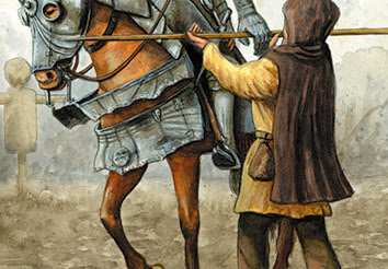 French Vocabulary Illustrated: écuyer