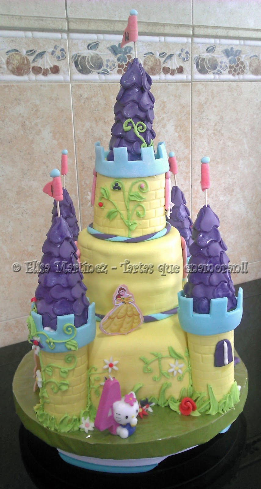 Tartas que enamoran!!: Pastel Castillo Princesas Disney