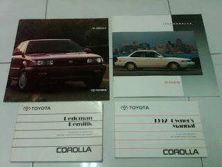 Super - OEM: [SOLD] USDM AE92 OEM Brochure & Manual Book