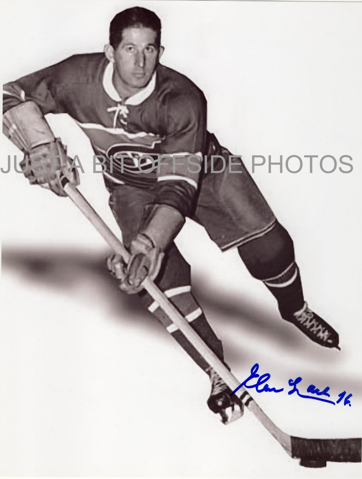 Just A Bit Offside: TTM Success! The Punch Line's Elmer Lach!