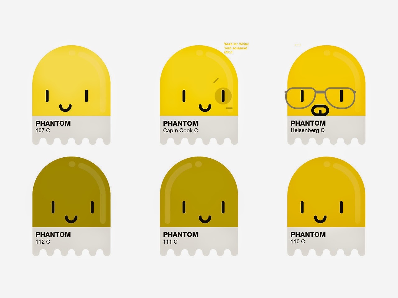 croque c-drik: Phantom Pantone: Yellow