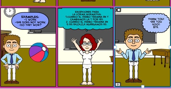 SIMPLE PRESENT: COMICS