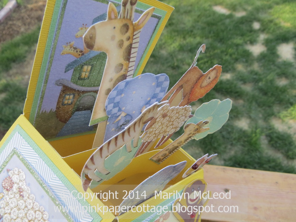 PINK PAPER COTTAGE: SAFARI ANIMALS CARD IN A BOX.