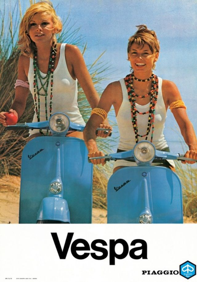 32 Interesting Vintage Vespa Ads Around the World From Between the ...