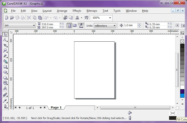 Tutorial CorelDRAW X3 Program Pengolah Gambar - INFO - BLOGGER CANGA'AN