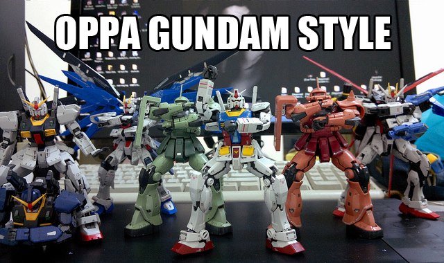 Build and Shoot: Oppa Gundam Style!