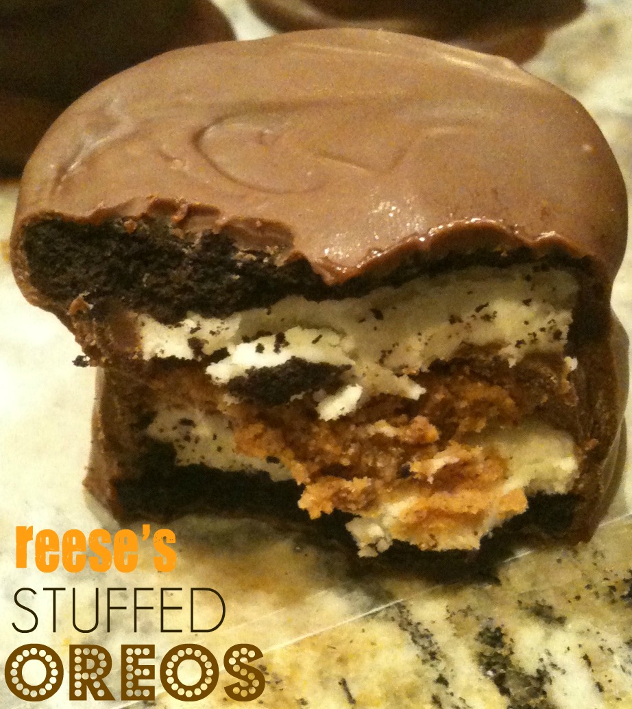 Cargile Family Favorite Recipes: Reeses Stuffed Oreos