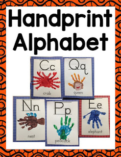 Ms. Moran's Kindergarten: Classroom Handprint Alphabet