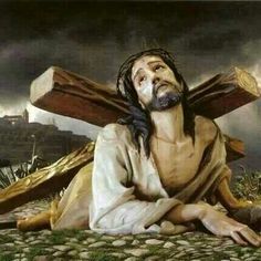 gordanatomljanovic: Isus pada pod križem