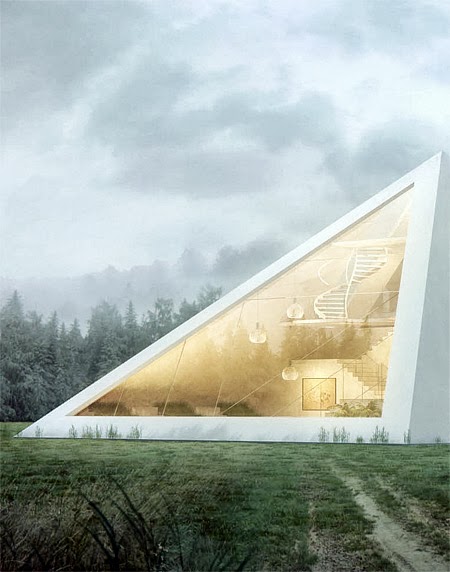 Pyramid Shaped House | Inspiring Design - S7eep