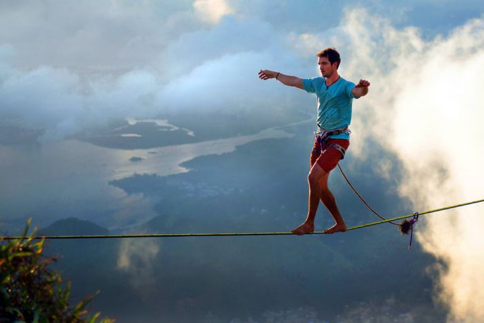 Pix Grove: Tightrope Walk Over Rio De Janeiro