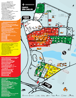 Guia para Calouros Ufscar: Mapa da UFSCar