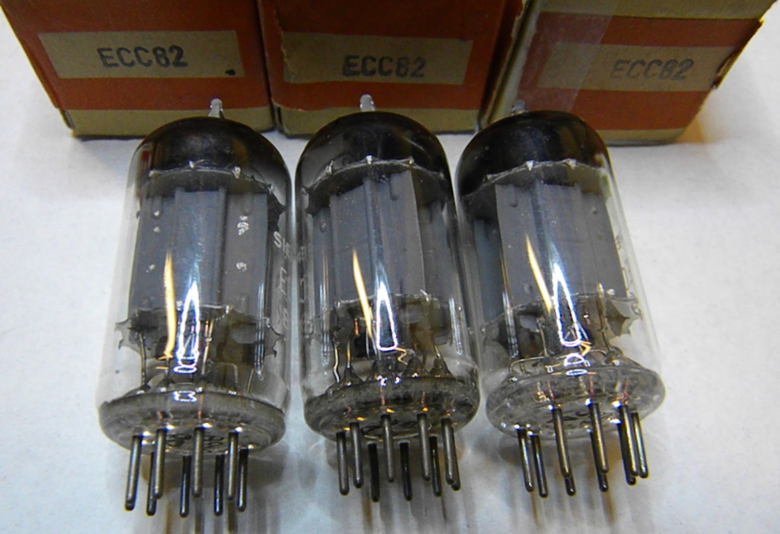 NOS Tube Store: SIEMENS ECC82 / 12AU7 Welded Plates
