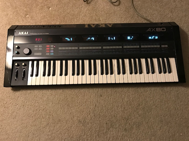 MATRIXSYNTH: Akai AX80 Analog Synthesizer Keyboard