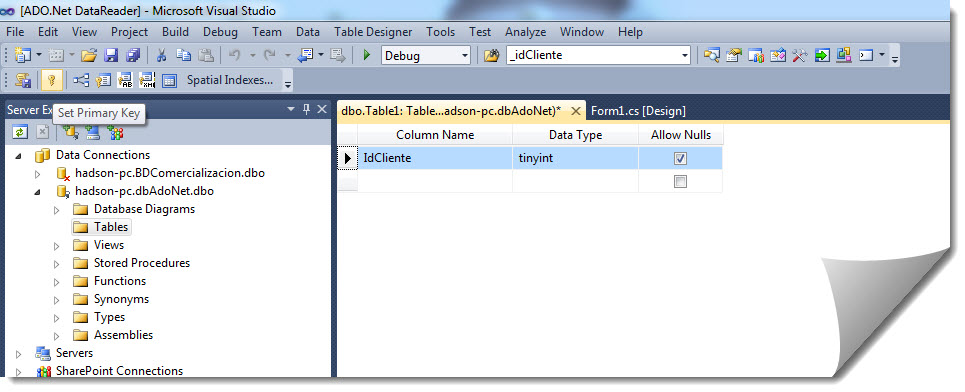 ADO.Net - Recuperar datos con DataReader