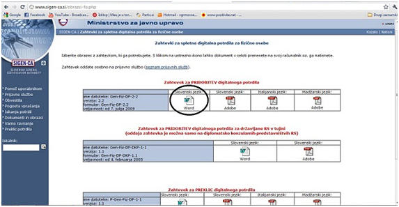 Aleksander Grmovšek osebni blog: Digitalni certifikat SIGEN-CA