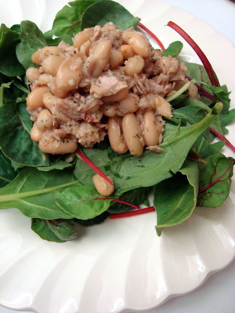 Anti-Recipe: Tuna, Beans & Greens | Delight in the Simple