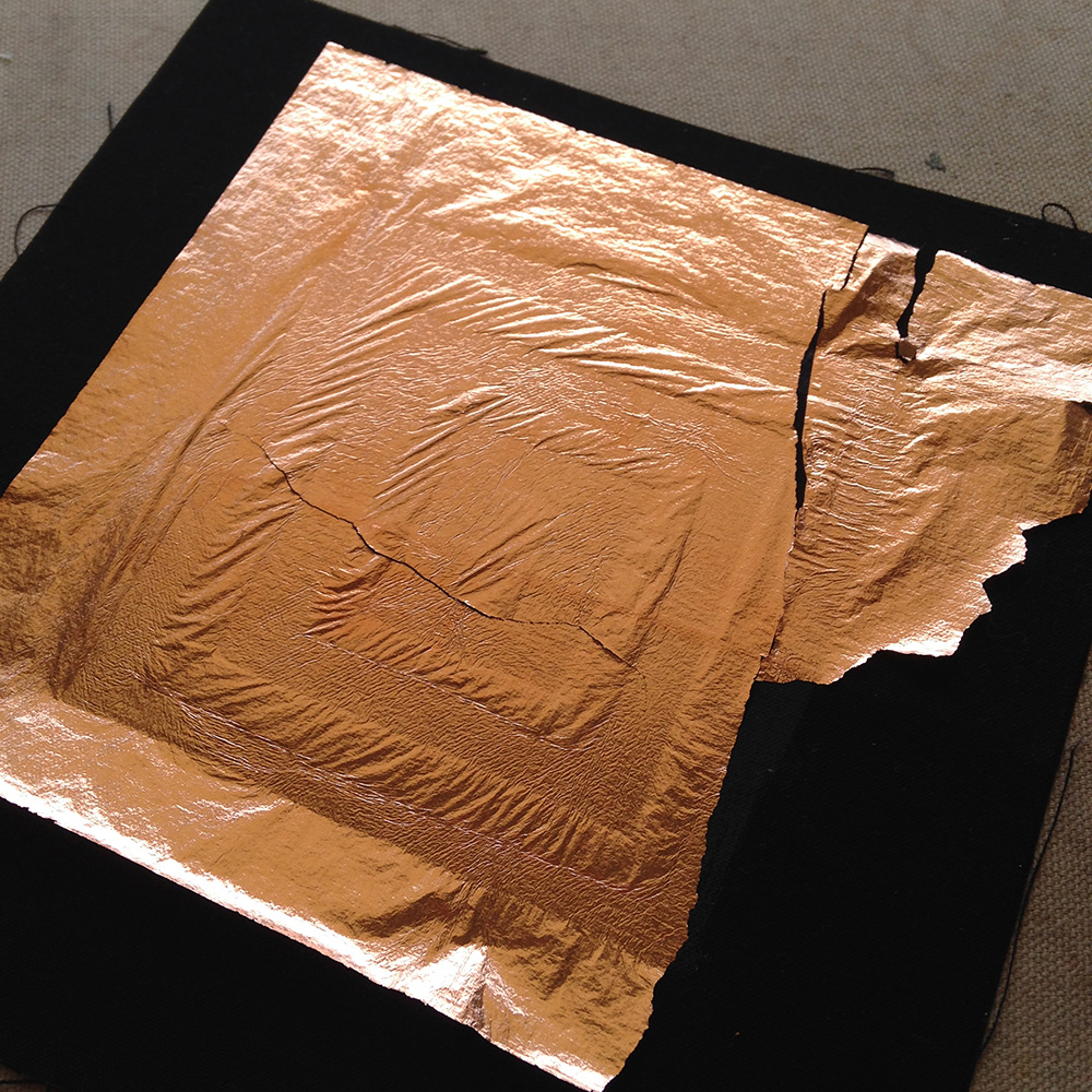 The Printed Fabric Bee: Metal Leafing on Fabric