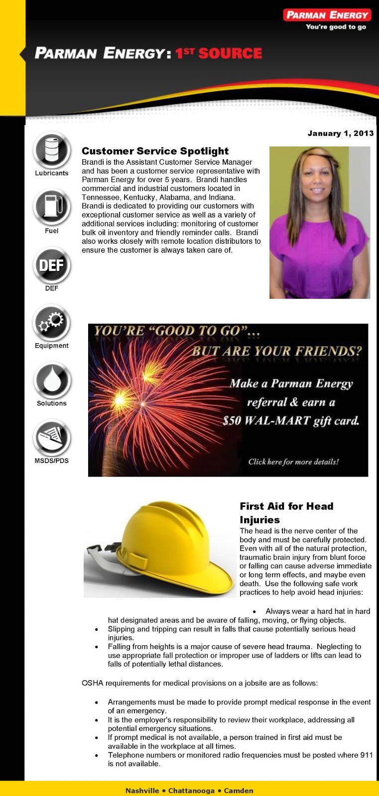 Parman Energy Newsletter