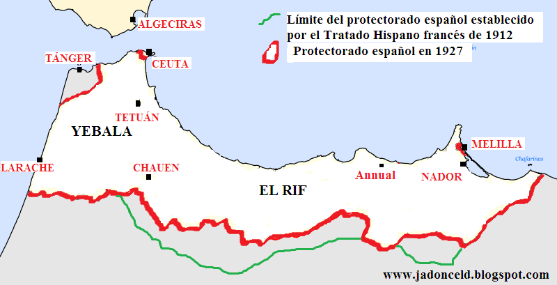 Las historias de Doncel: La guerra y el protectorado español en ...