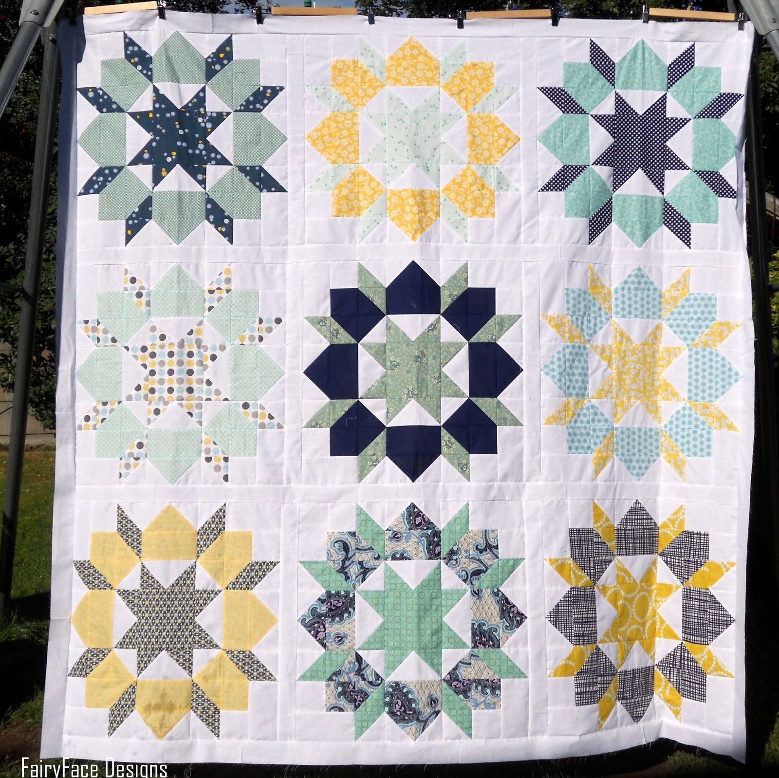 FairyFace Designs: Swooning.....time to show off your quilt tops!