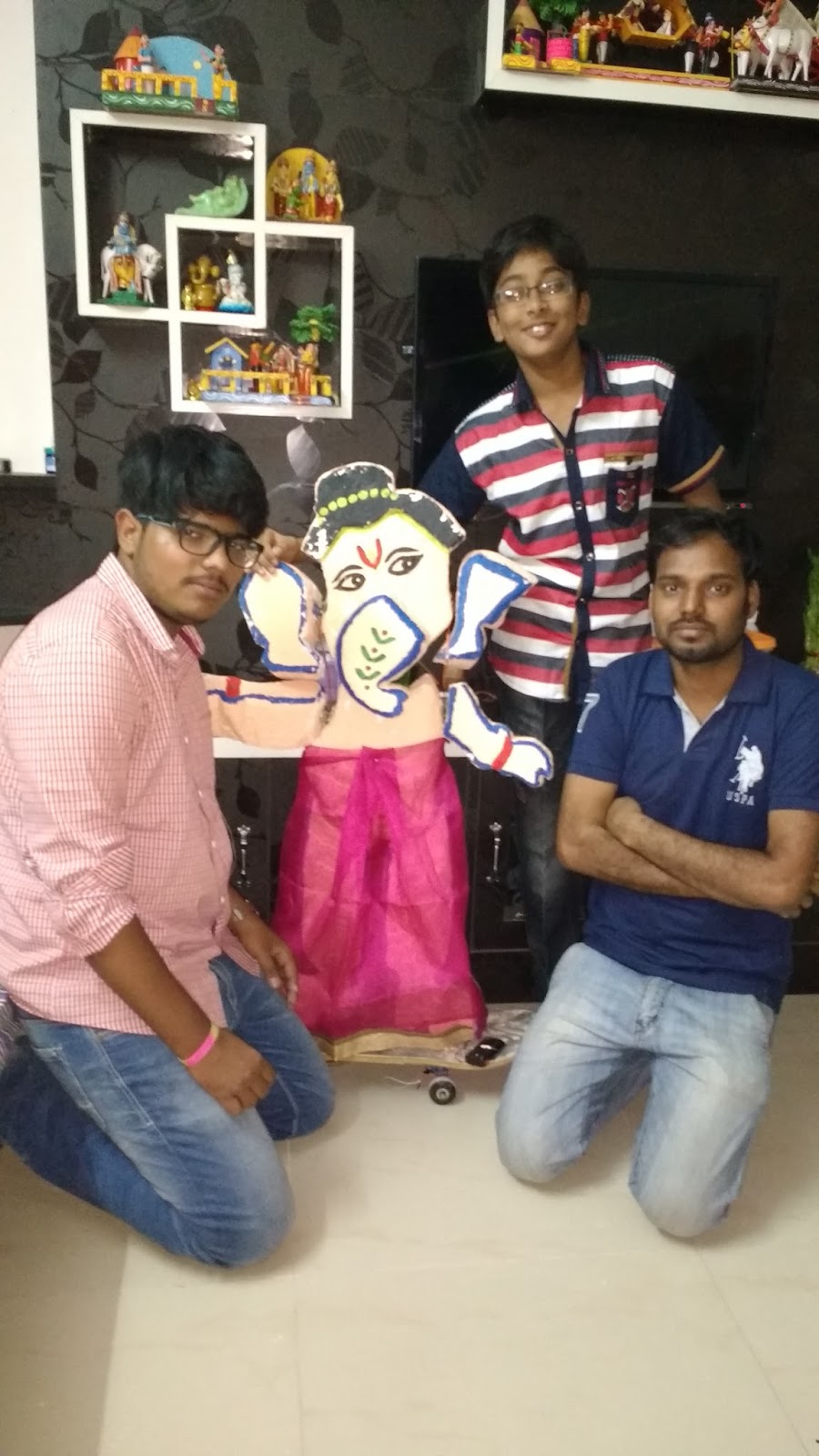 My Robotics Experiments: Robo Ganesh on skate board - using Arduino