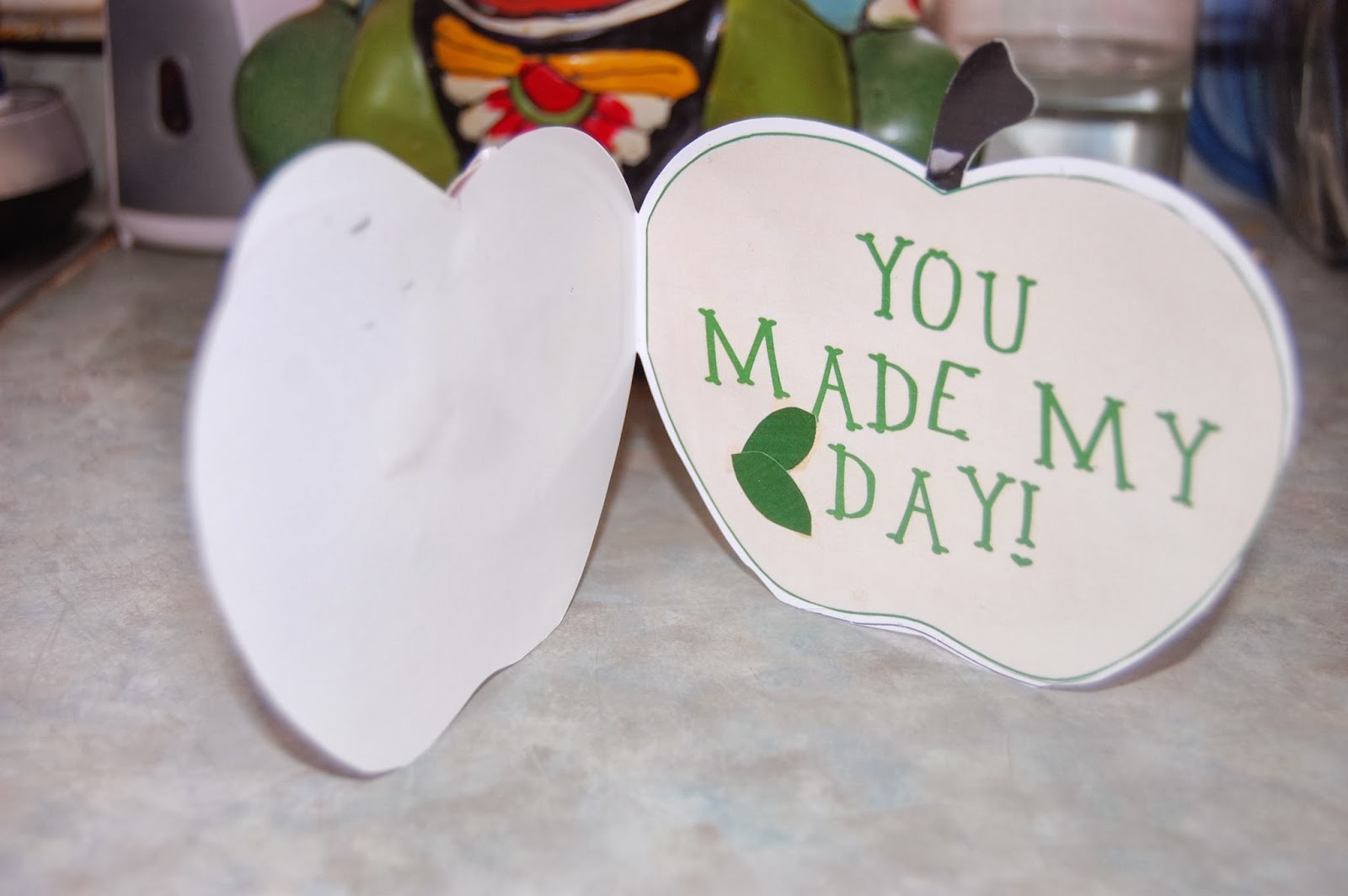 Daily Crafts : Apple Card