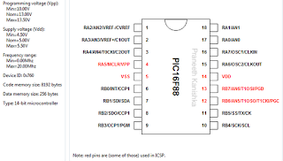 PCF8583 Real Time Seven Segment Clock Circuit - 16F88 ~ Scorpionz - Electronic Circuits and ...
