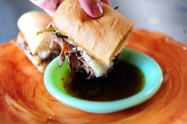 Simmering Sibs: Italian Beef Drip Sandwiches