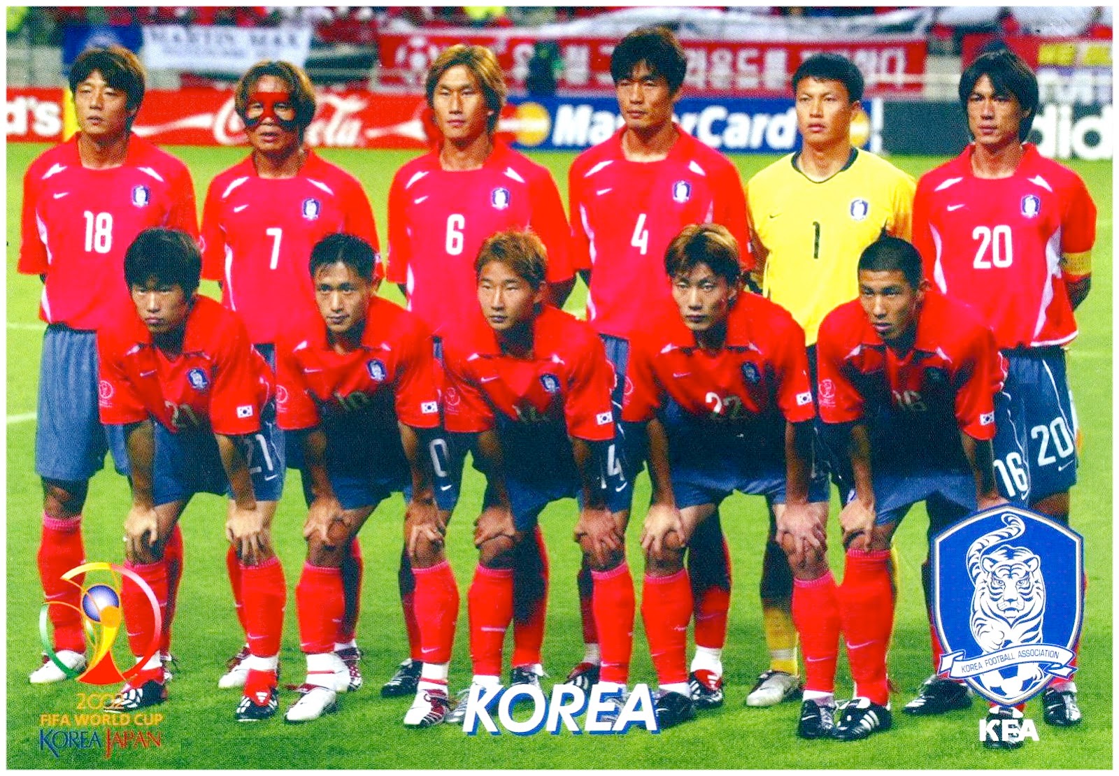 SELECCIÓN DE COREA DEL SUR contra Alemania 25/06/2002