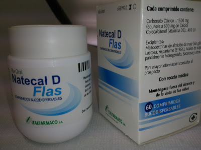 Лекарства в Испании.: Kарбонат кальция с витамином D3 Natecal D Flas ...