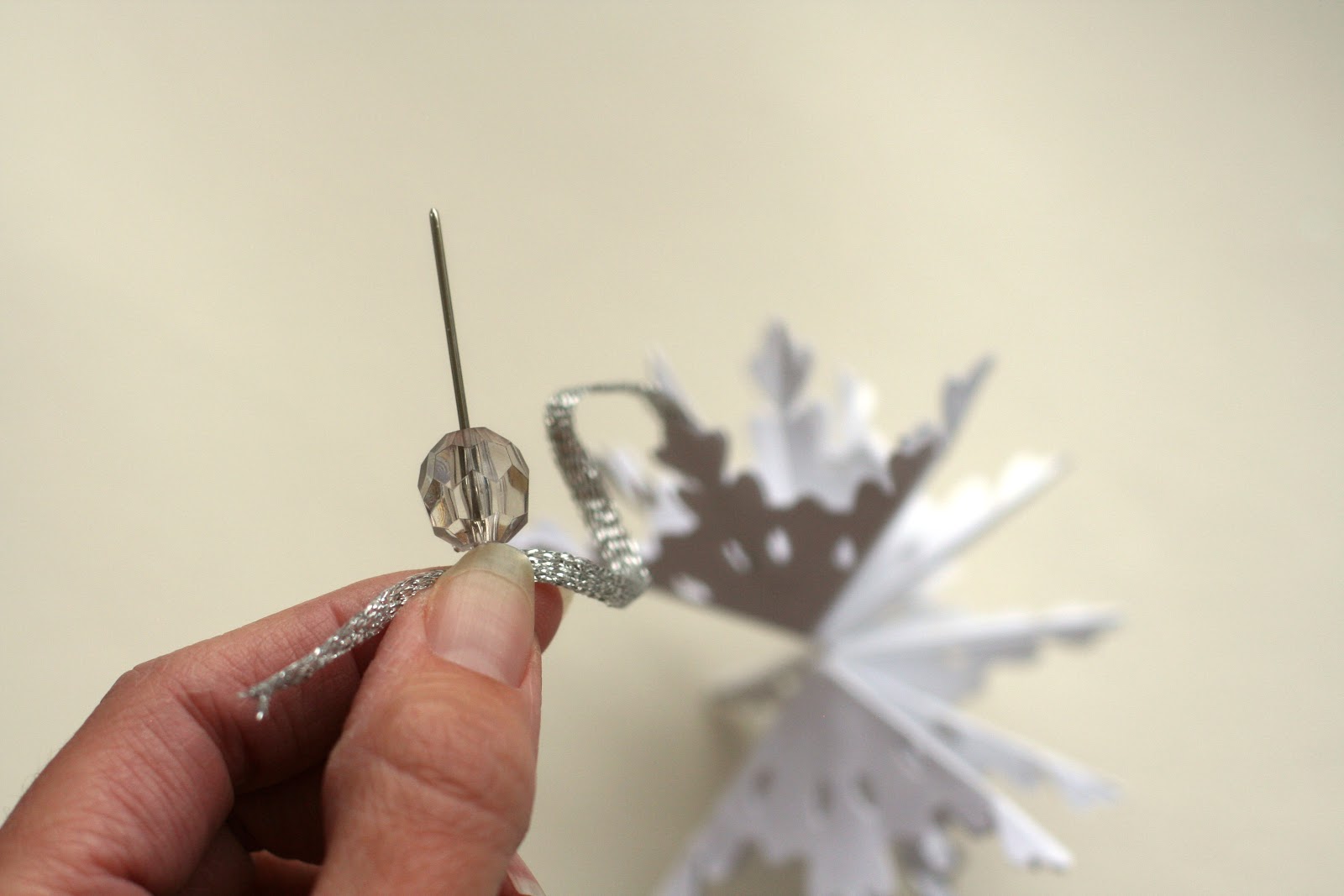 Notable Nest: Foldable Snowflake Ornament