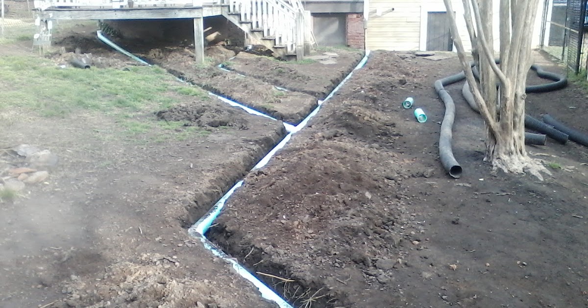 Our Old Victorian: Backyard Drainage