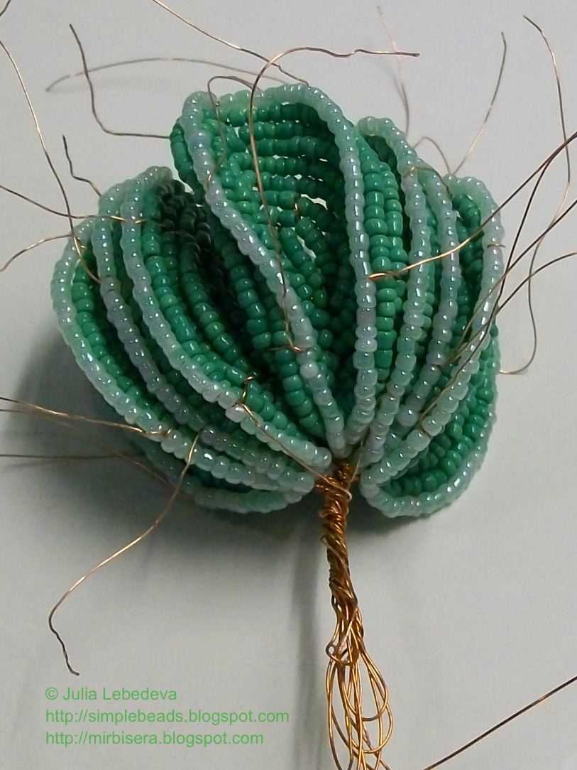 Бисероплетение для самых-самых начинающих: Кактус