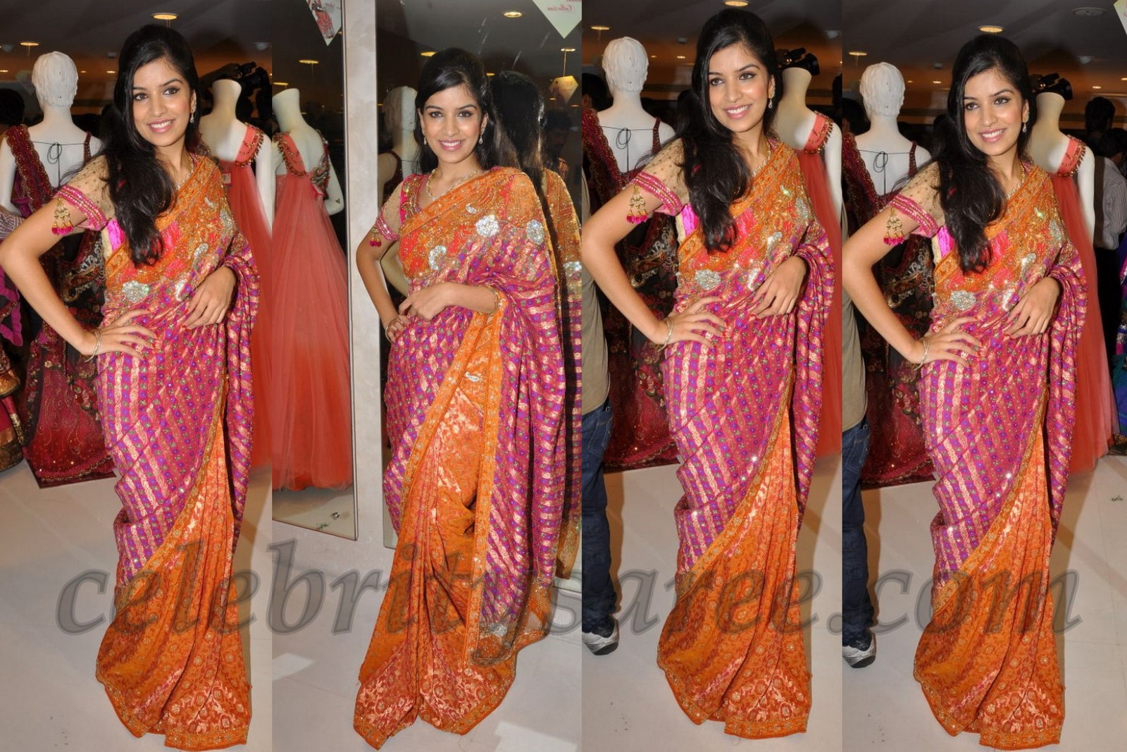 Model Annie in Neerus Saris Collcetion - Saree Blouse Patterns