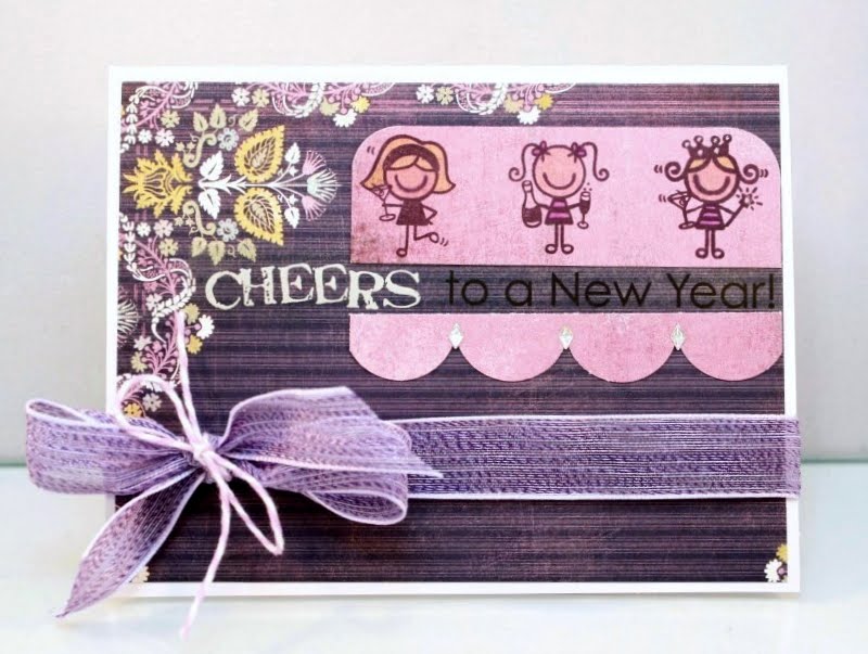 Stamp Camp: New Years Cards