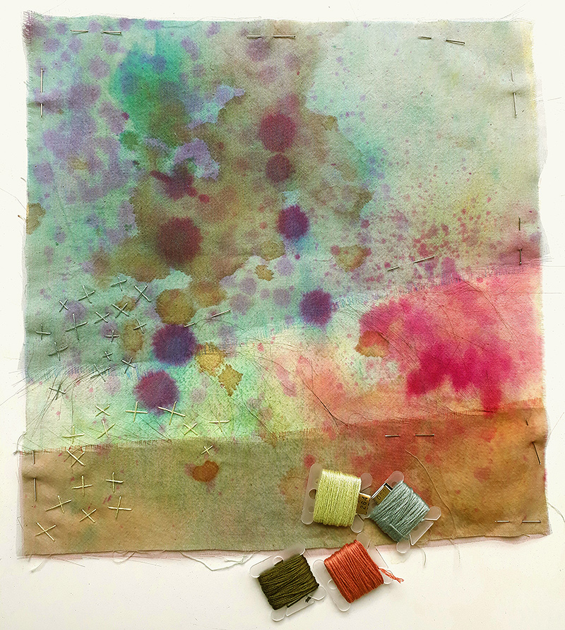 An Artist's Life For Me!: Creating a New Textiles Piece: Start to Finish