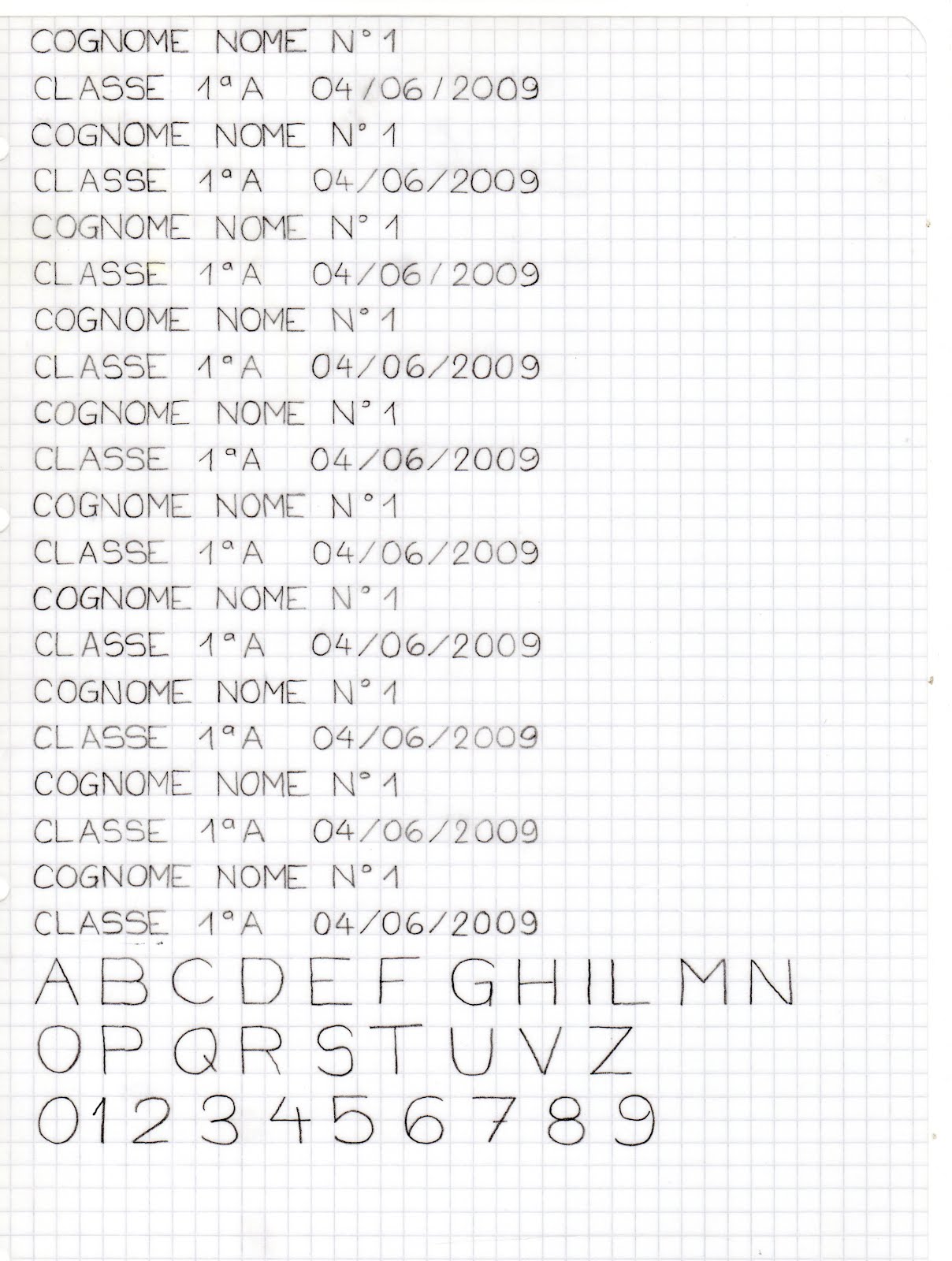 τέχνη _______________: Tavola scrittura tecnica