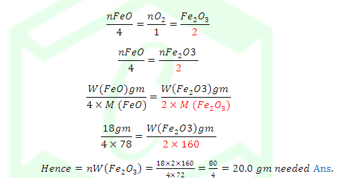 Welcome to Chem Zipper.com......: How many grams of Fe2O3 formed by ...