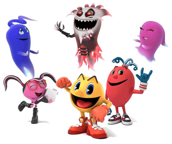 Personajes de Pac-man para imprimir | Imagenes y dibujos para imprimir